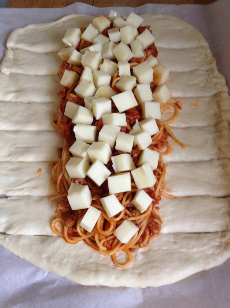 Braided Spaghetti Bread – Cooking For Love